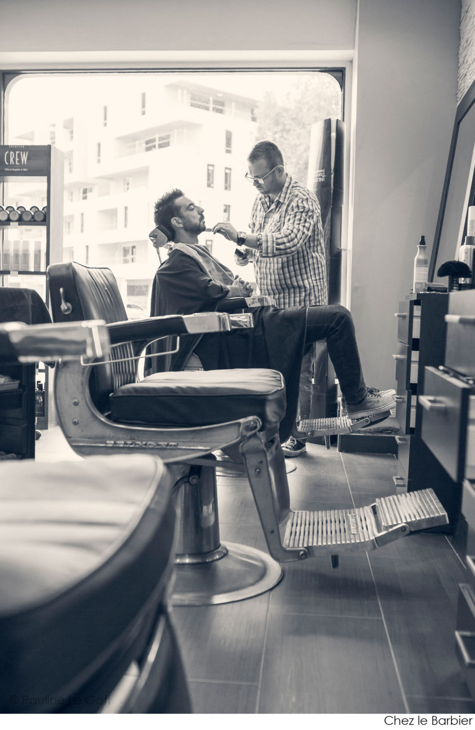 Chez le barbier - Pauline Le Goff Photographies