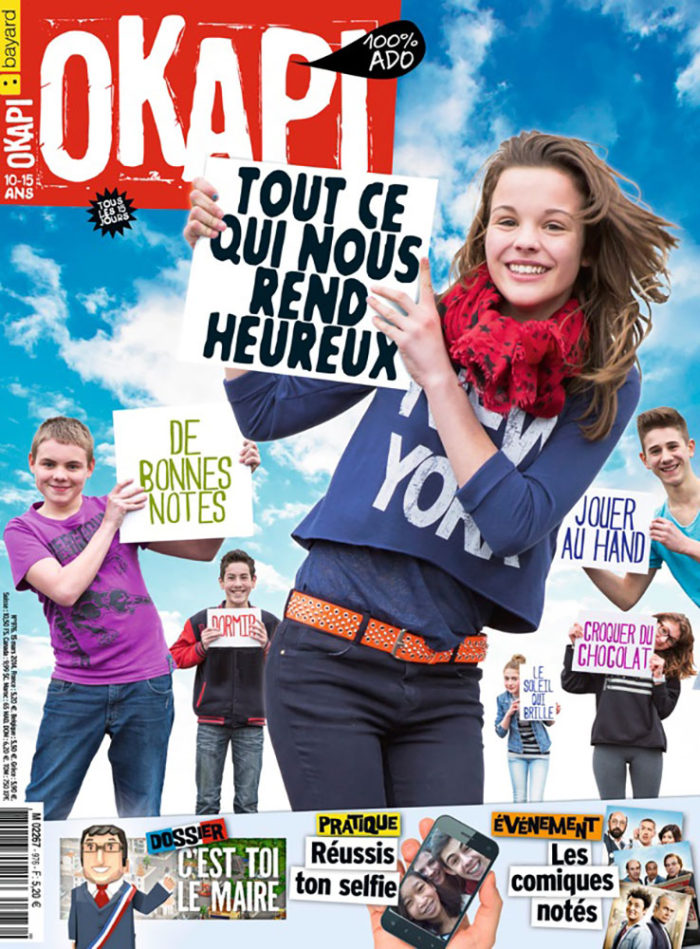 Magazine Okapi - Couverture: Pauline Le Goff - Pauline Le Goff ...